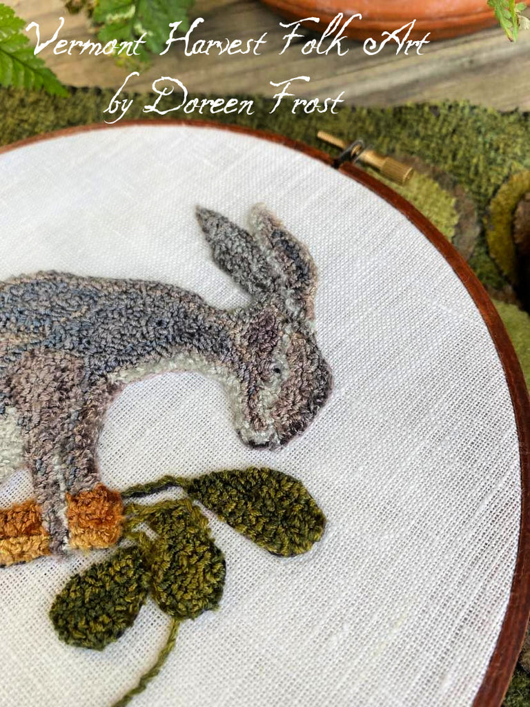 Sir Reginald Hare ~ Framed Punch Needle Embroidery Piece – Vermont ...